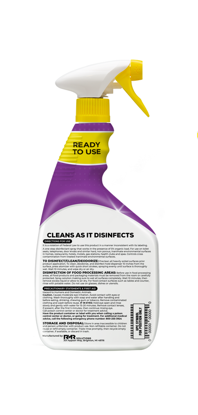 RMR-141 RTU Disinfectant | Kills 99.9% of Household Bacteria & Viruses ...