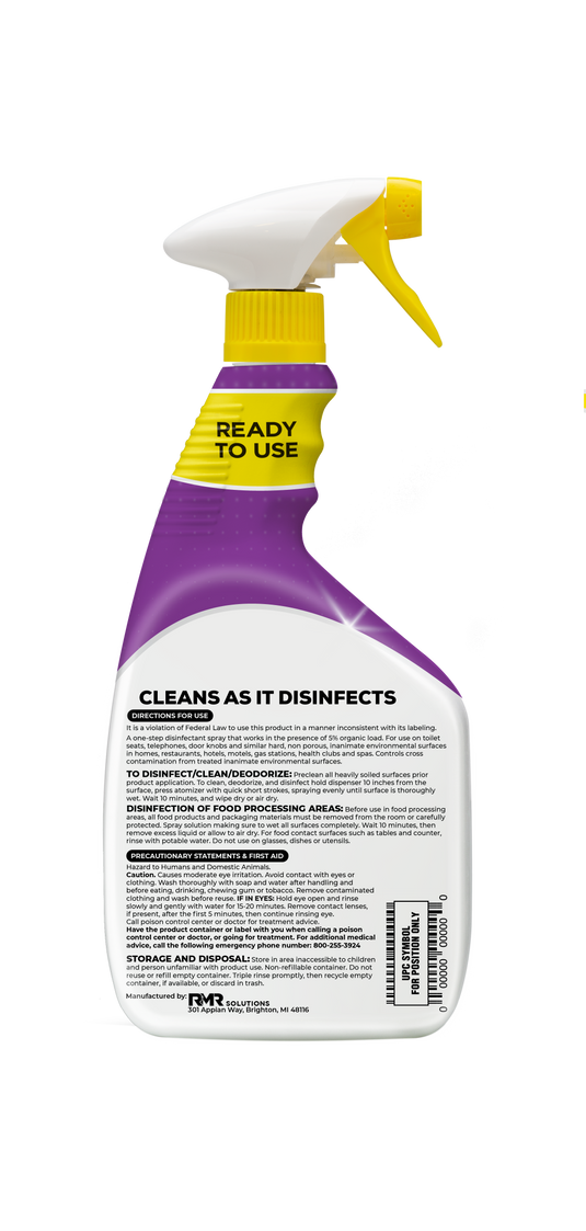 RMR-141 RTU Disinfectant | Kills 99.9% of Household Bacteria & Viruses ...