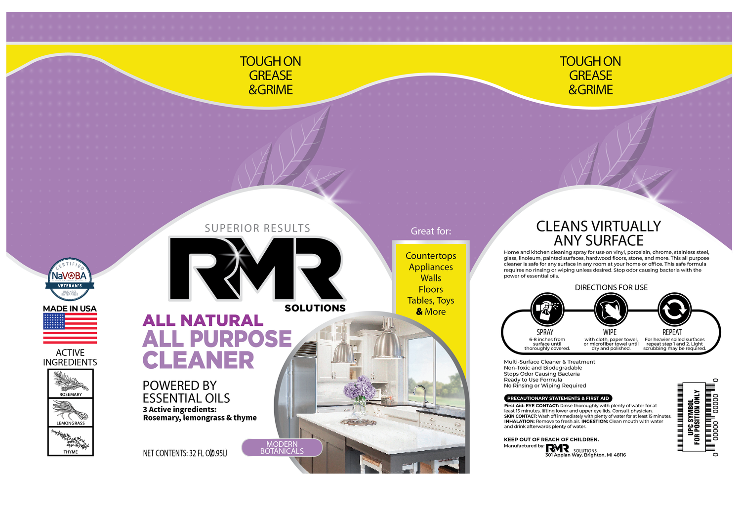 RMR All-Natural All-Purpose Cleaner | Powered by Thymol – RMR Solutions ...