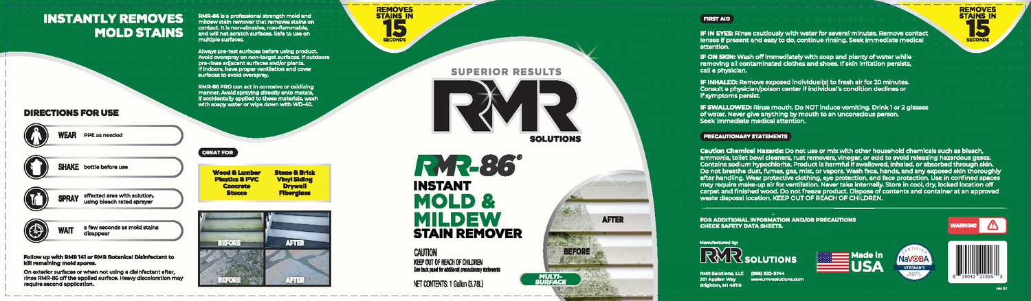 RMR-86® Instant Mold & Mildew Stain Remover | Remove & Prevent Stains ...