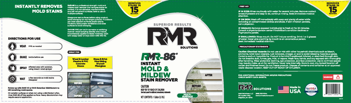 RMR-86® Instant Mold & Mildew Stain Remover | Remove & Prevent Stains ...
