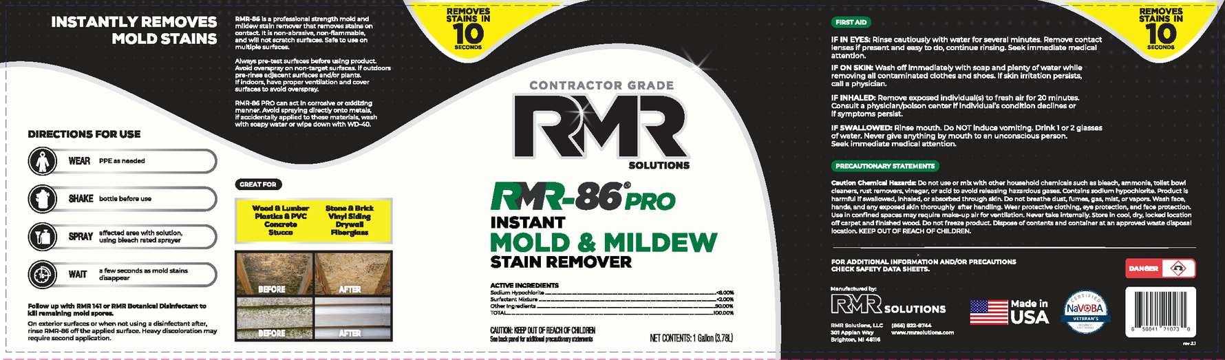 RMR-86® PRO Instant Mold & Mildew Stain Remover | Instantly Removes ...