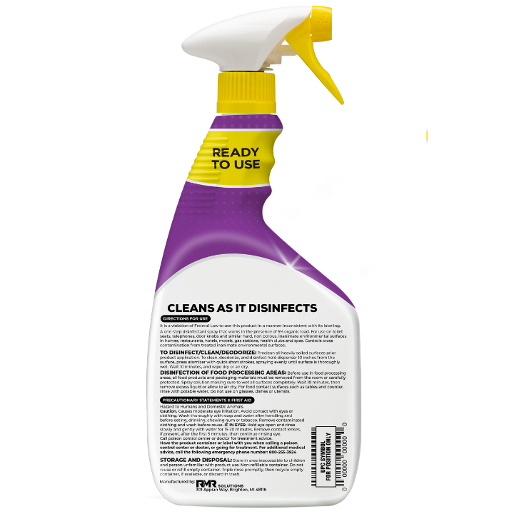RMR-141 RTU Disinfectant | Kills 99.9% of Household Bacteria & Viruses ...